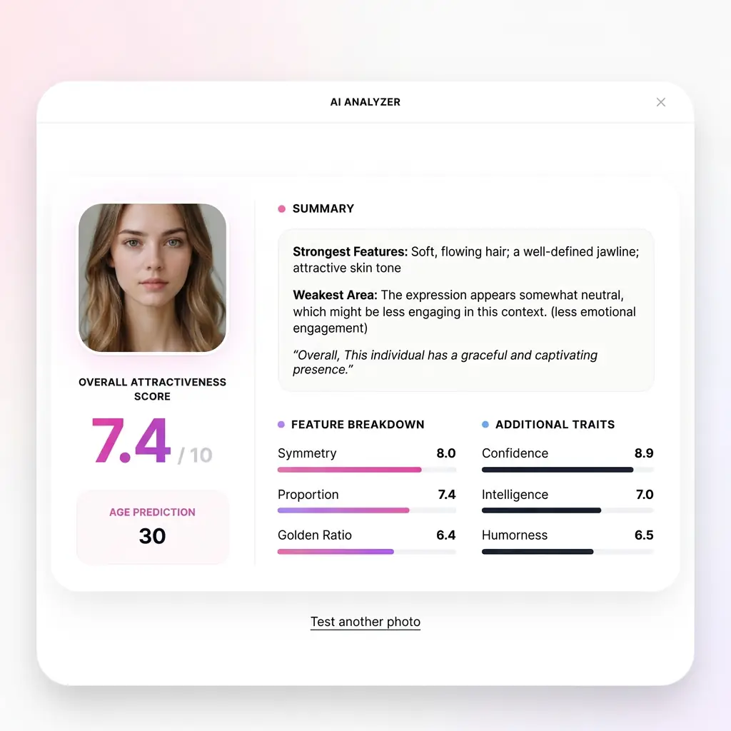 How Attractive Am I? Free AI Attractiveness Test